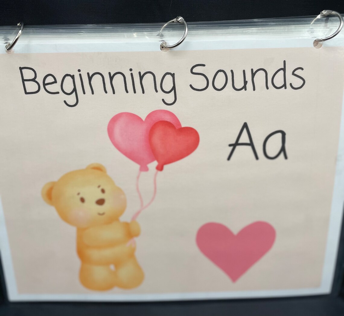 Beginning Sounds Alphabet Reading Phonics Activity Busy Book Game ...