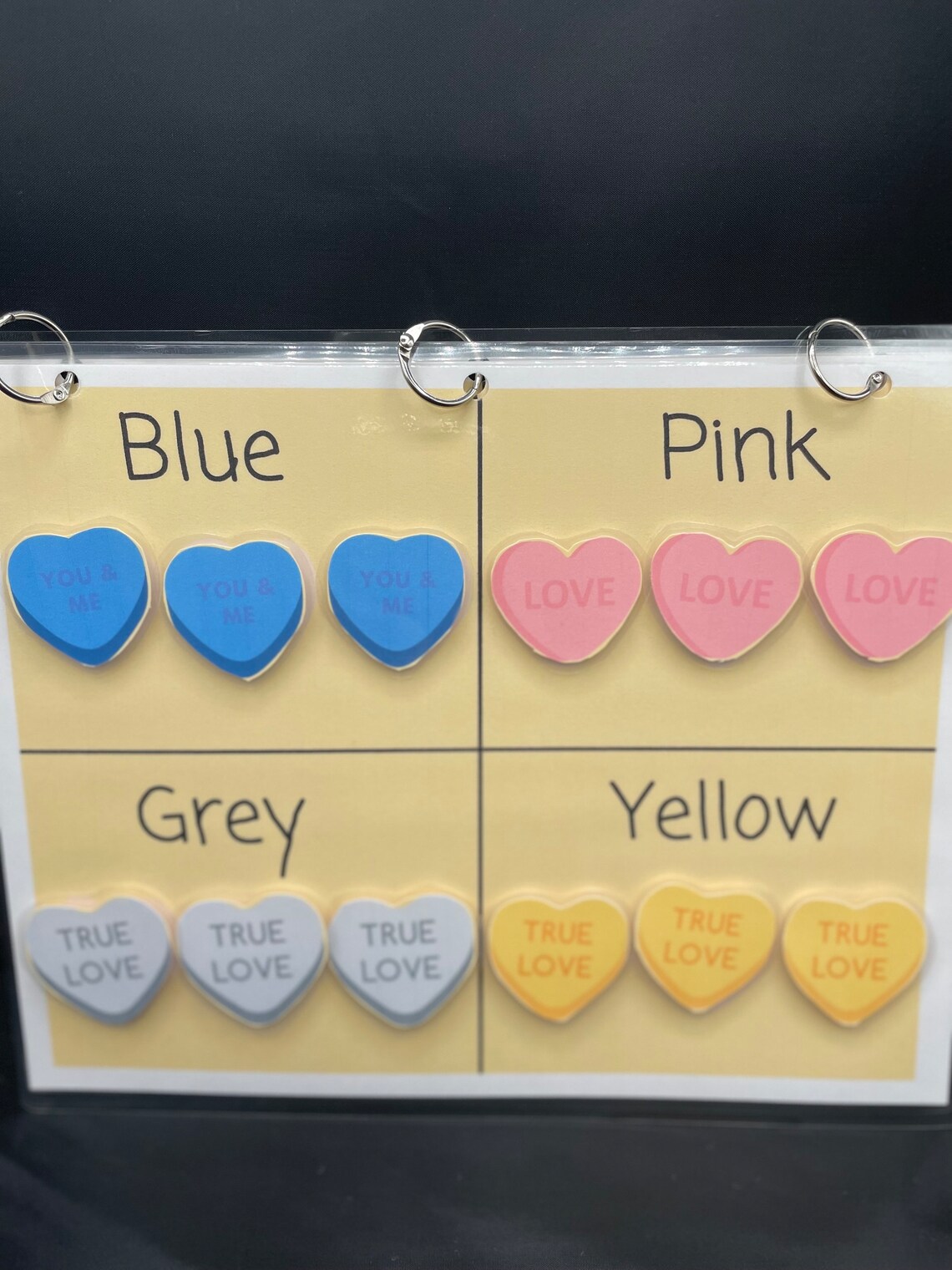 Color Sorting Activity Busy Book Game Educational Children’s - Etsy