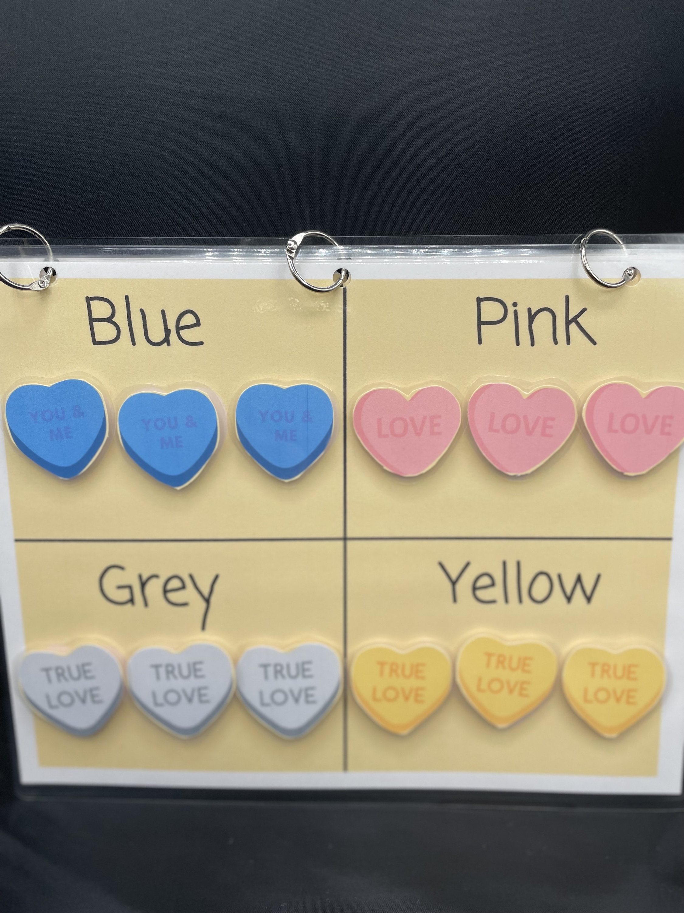 Color Sorting Activity Busy Book Game Educational Children’s - Etsy