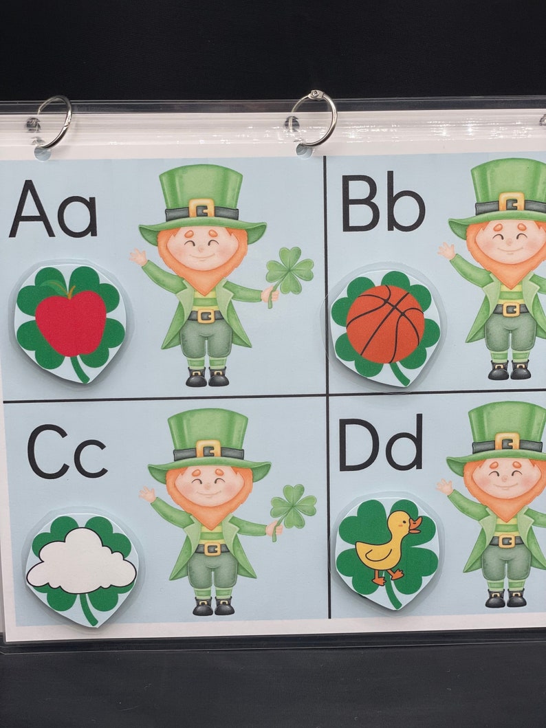 Beginning Sounds Alphabet Reading Phonics Activity Busy Book Game ...