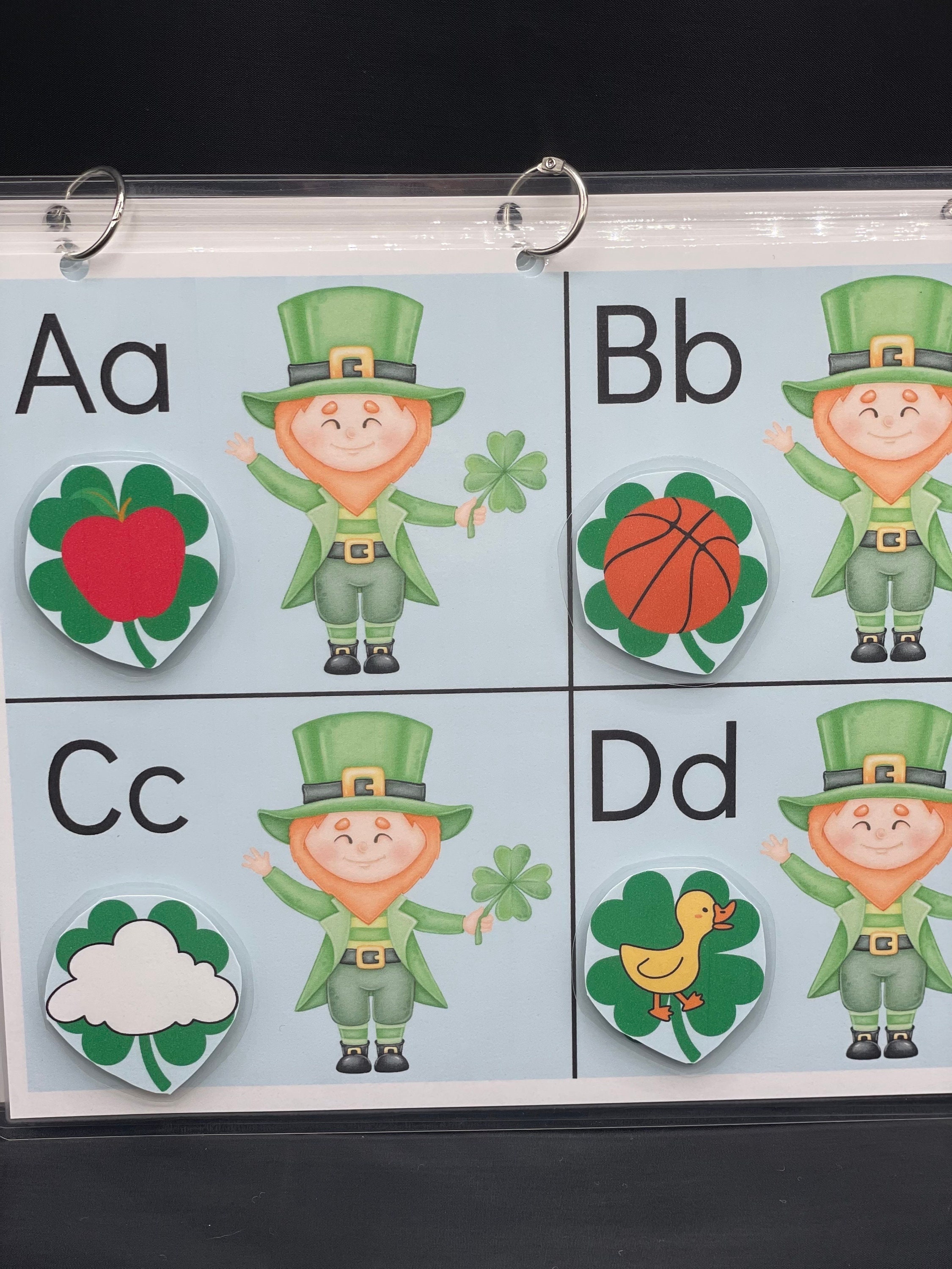 Beginning Sounds Alphabet Reading Phonics Activity Busy Book Game ...