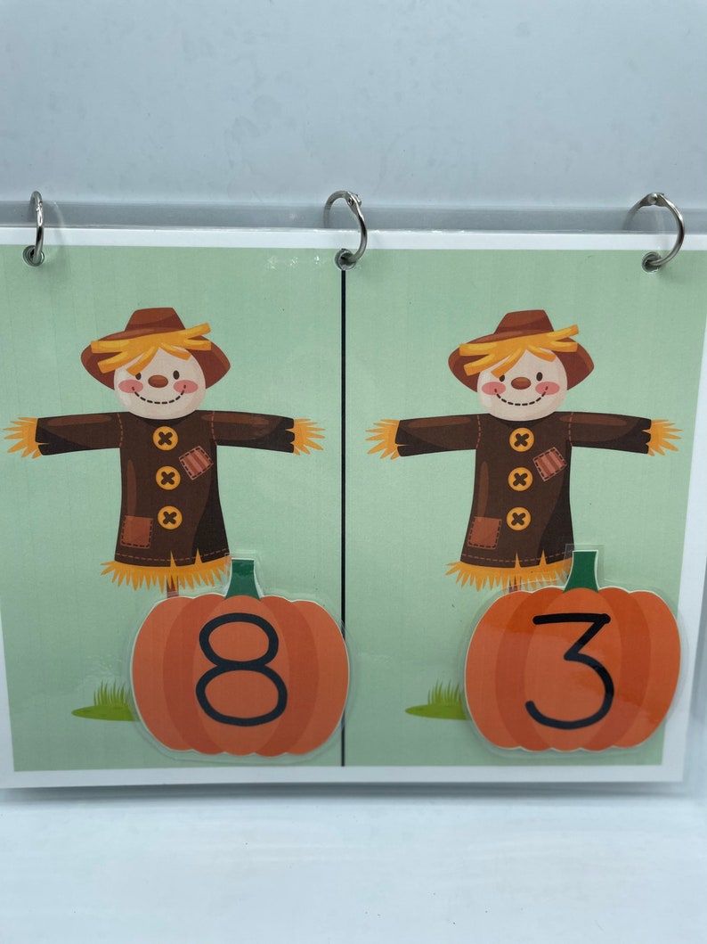 Counting Numbers 0-10 Activity Busy Book File Folder Math - Etsy