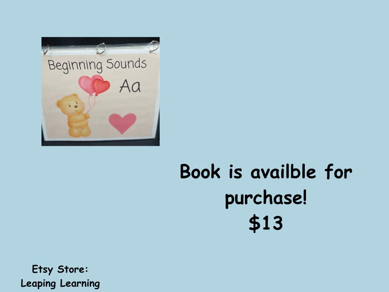 Digital Beginning Sounds Alphabet Reading Phonics Activity Busy Book ...