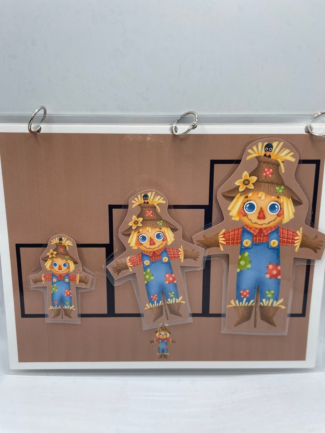 Ordering Smallest to Largest Preschool Activity File Folder Busy Book ...