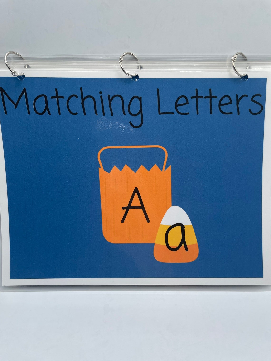 Matching Letters Alphabet Lowercase to Uppercase Activity Book ...