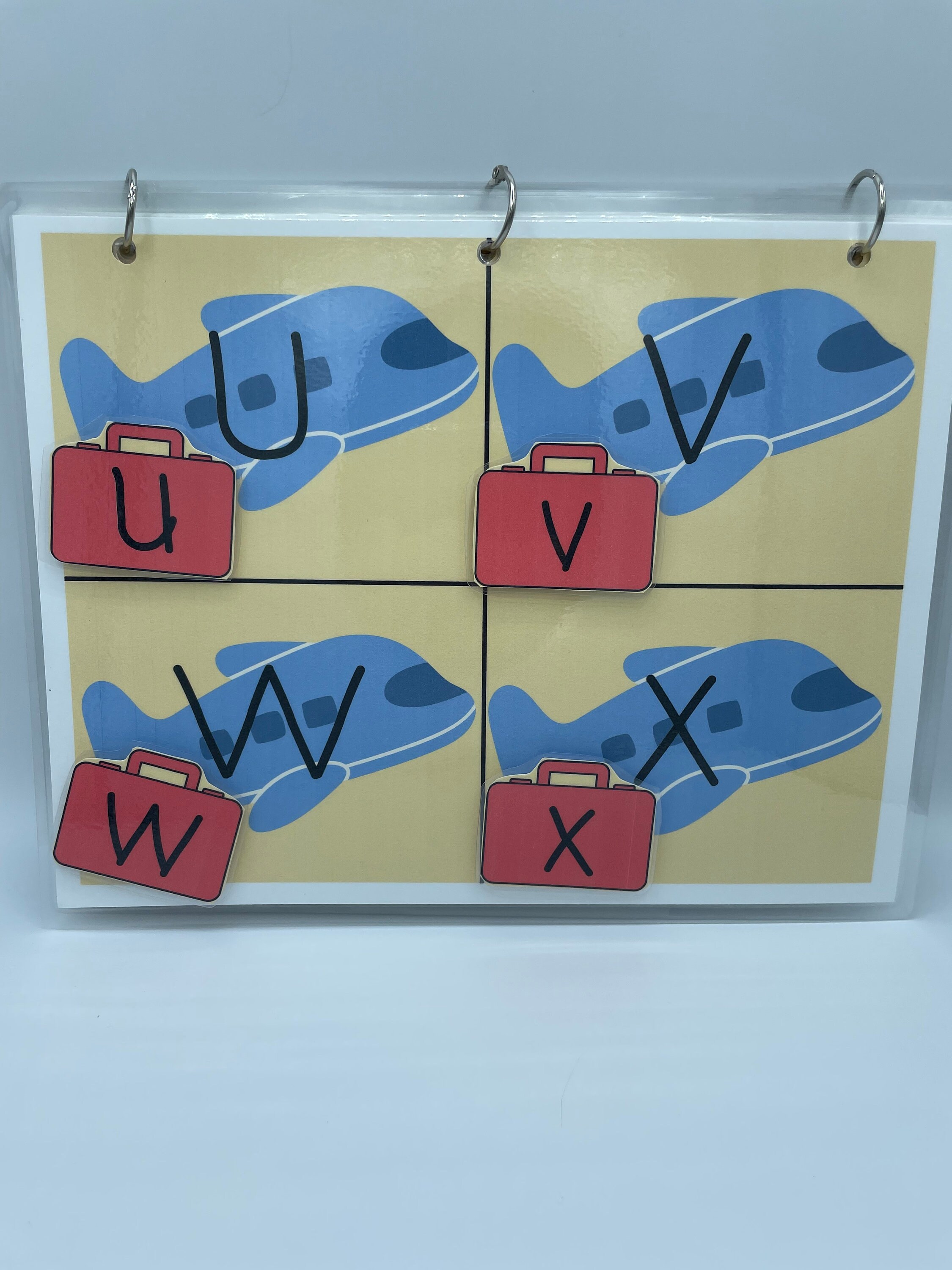 Preschool Activity Busy Book Alphabet Letters Educational Childrens - Etsy