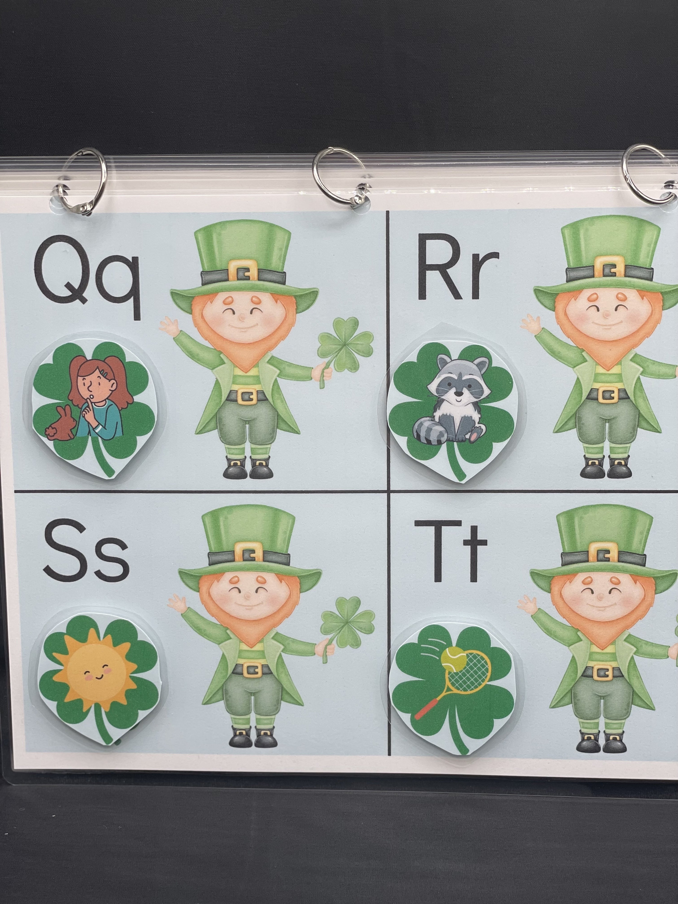 Beginning Sounds Alphabet Reading Phonics Activity Busy Book Game ...