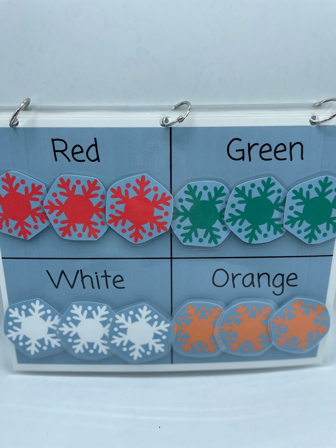 Color Sorting Activity Busy Book Game Educational Children’s - Etsy