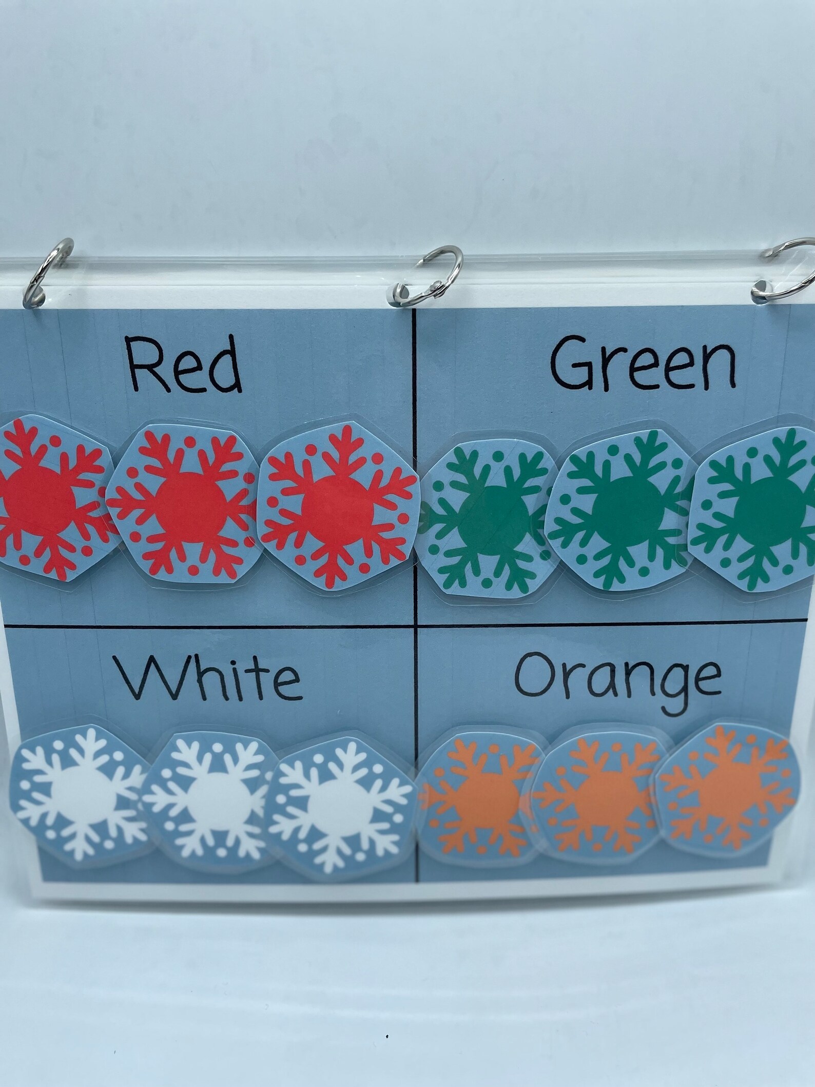 Color Sorting Activity Busy Book Game Educational Childrens - Etsy