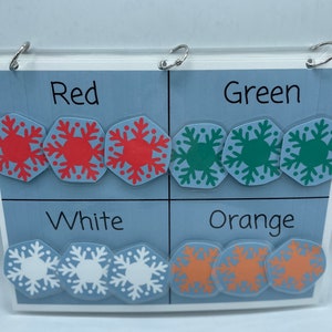 Color Sorting Activity Busy Book Game Educational Children’s - Etsy