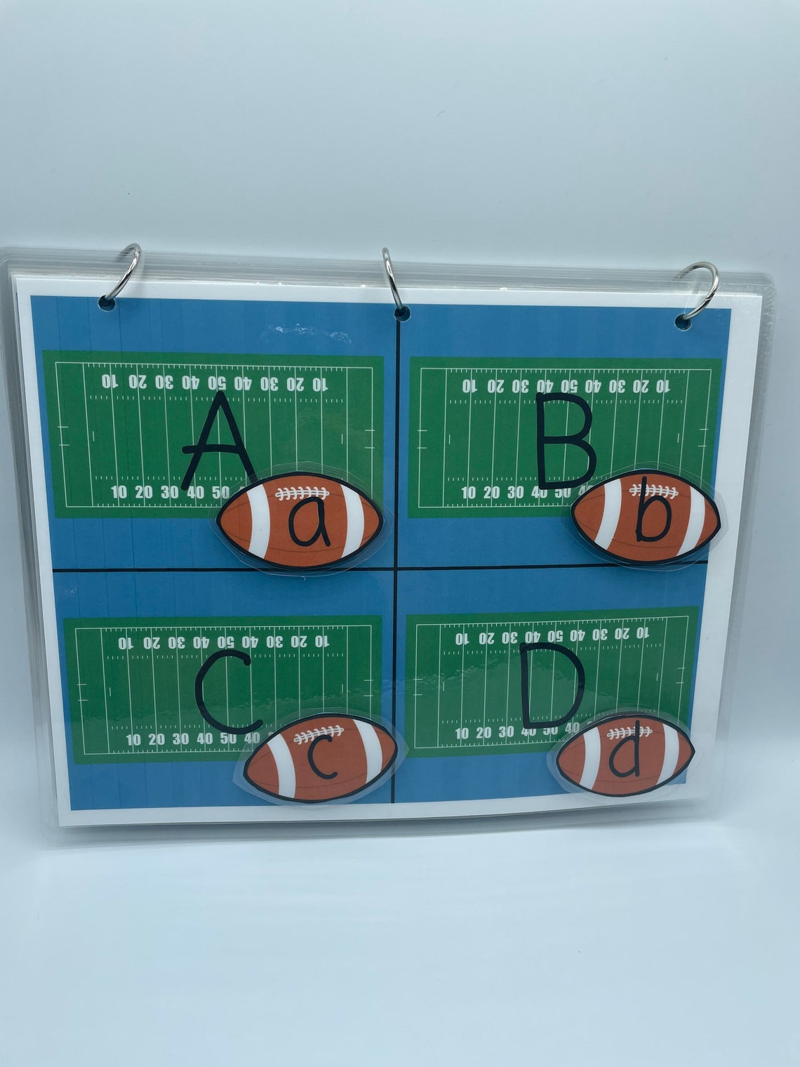 Preschool Activity File Folder Busy Book Alphabet Letters Educational ...