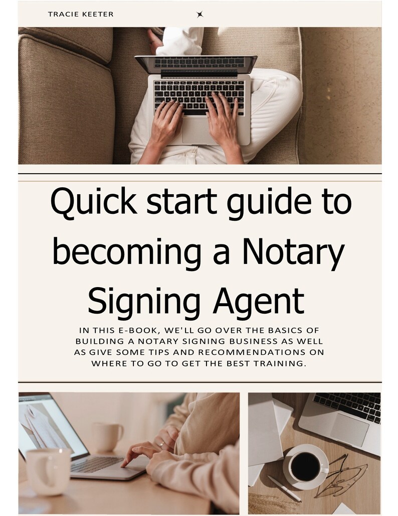 Quick Start Guid to Becoming a Notary Signing Agent - Etsy