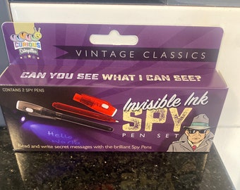 Printable Invisible Ink Pen Valentine, Secret Agent Cards, I Spy School ...