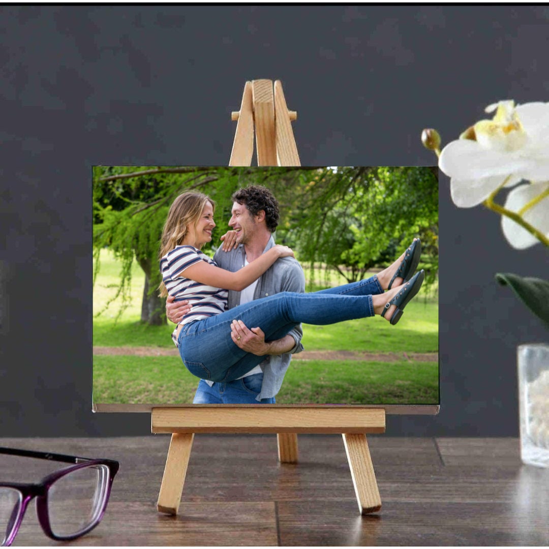 Mini Canvas With Easel With Your Photo - Etsy
