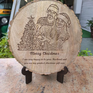 Personalized Photo Wood Log - Etsy