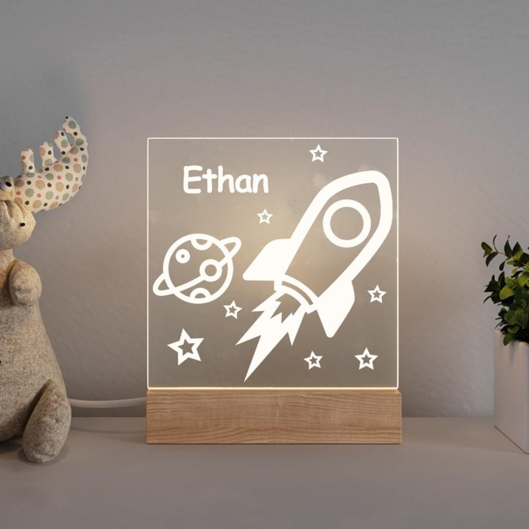 Personalized Acrylic Table Night Lamp Acrylic - Etsy