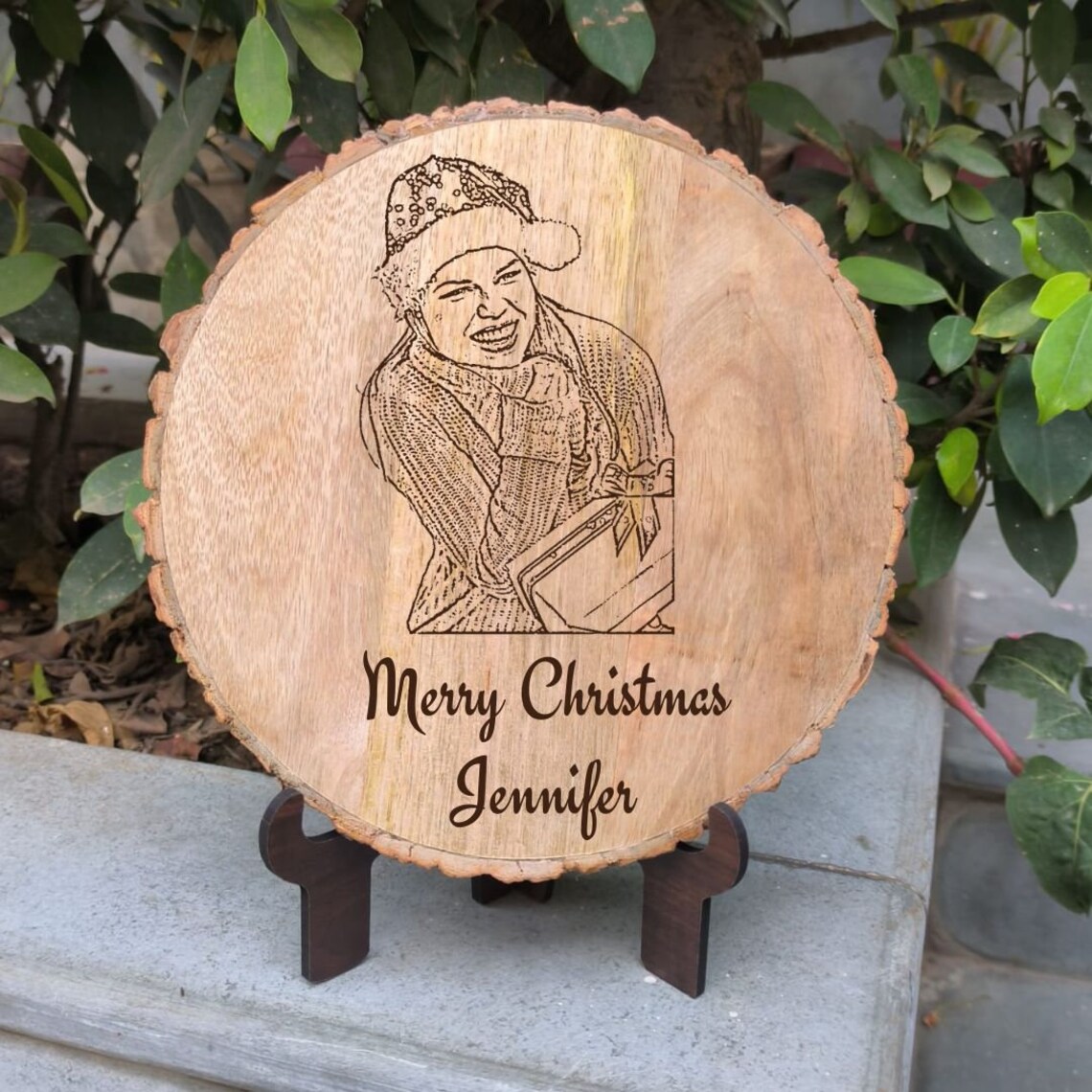 Personalized Photo Wood Log - Etsy