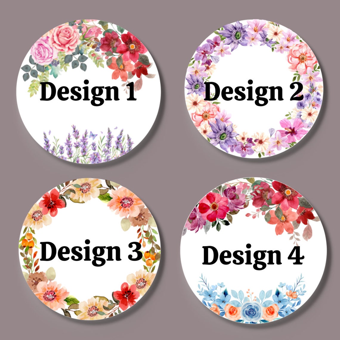 Floral Designer Name Plate - Etsy