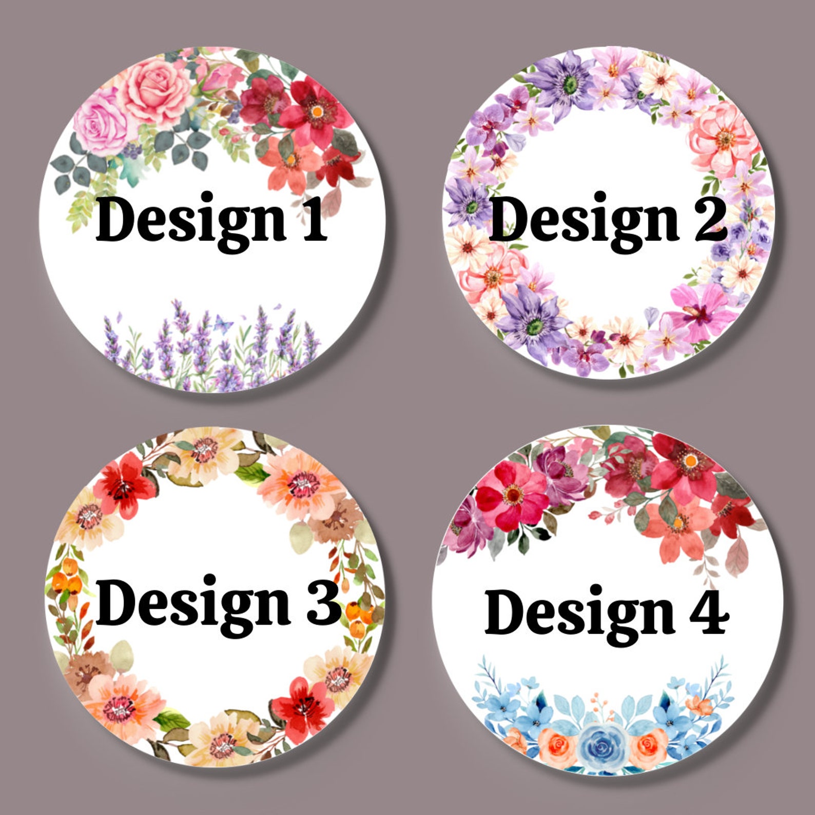 Floral Designer Name Plate - Etsy