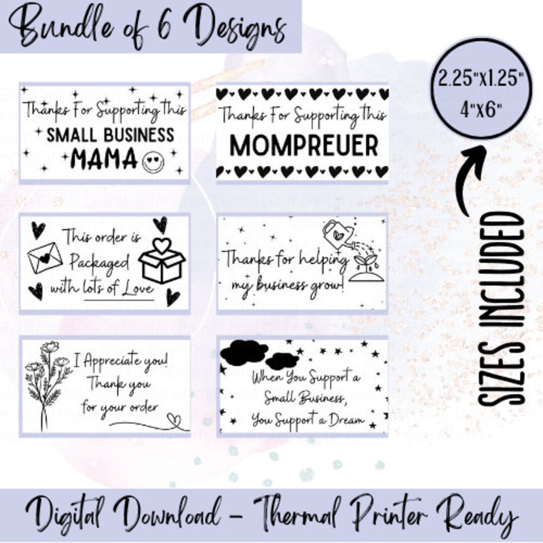 Small Business Mama Labels Download, Small Business Sticker Digital ...