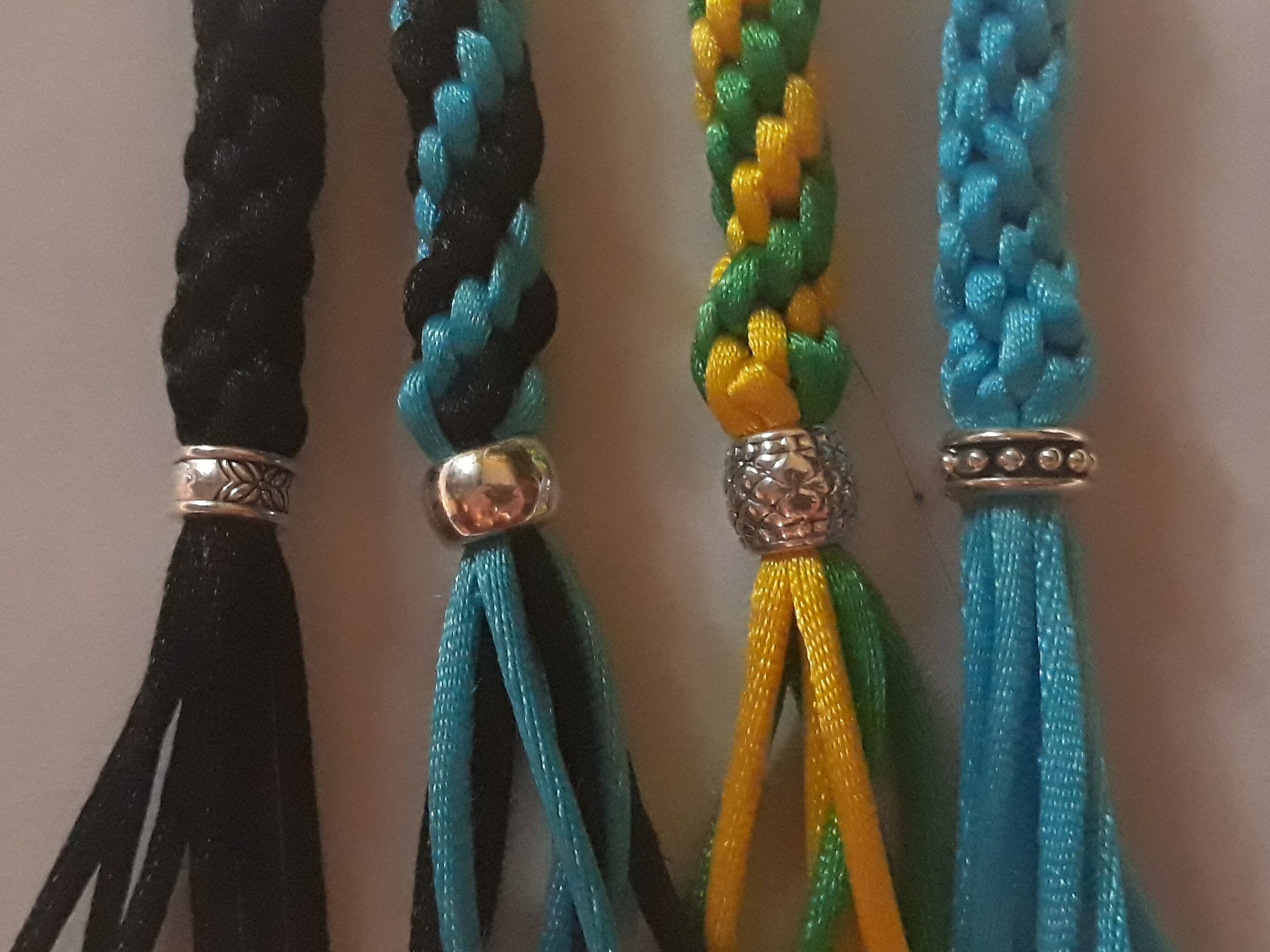 Braided Keychain (choose Your Design) - Etsy