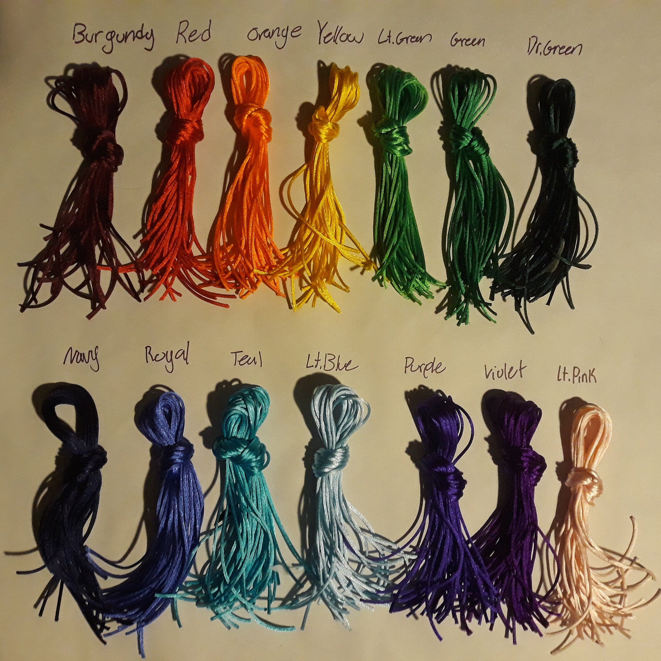 Braided Keychain (choose Your Design) - Etsy