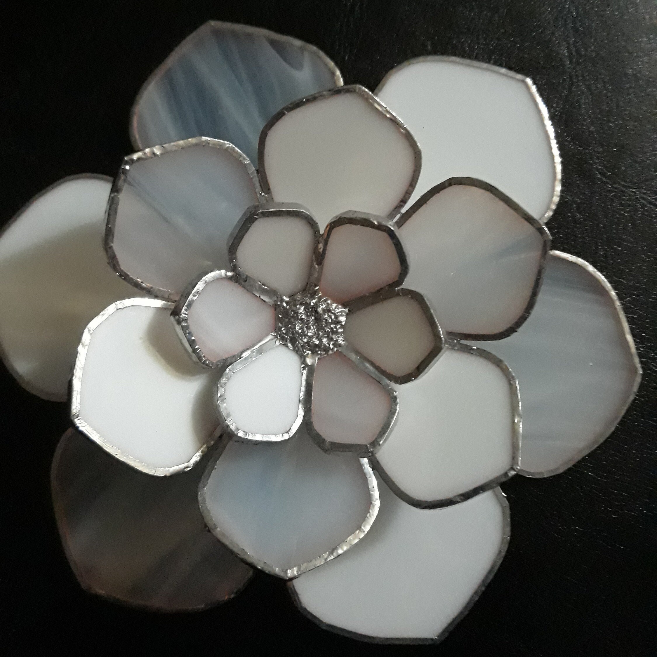 3D Stained Glass Flower - Etsy
