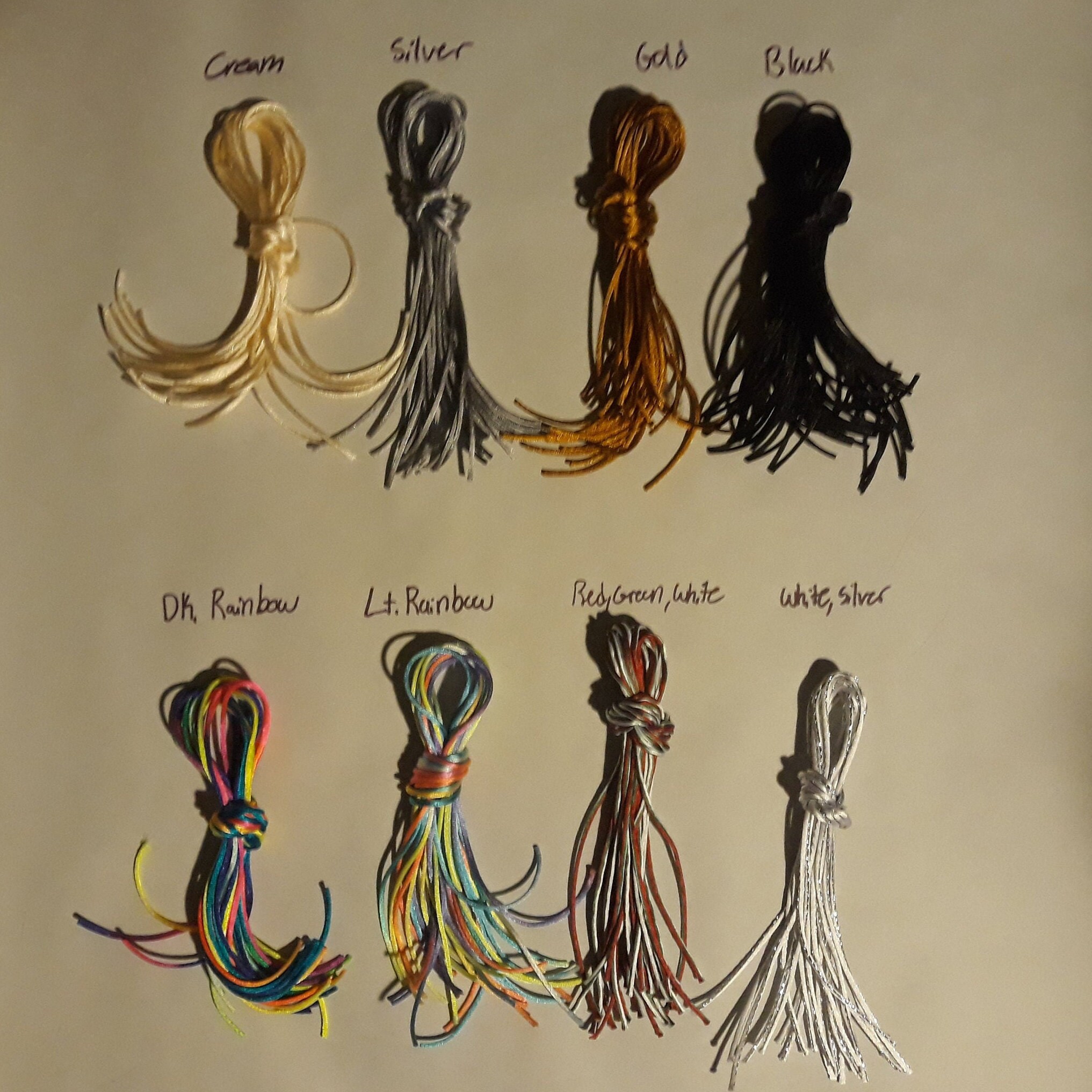 Braided Keychain (choose Your Design) - Etsy