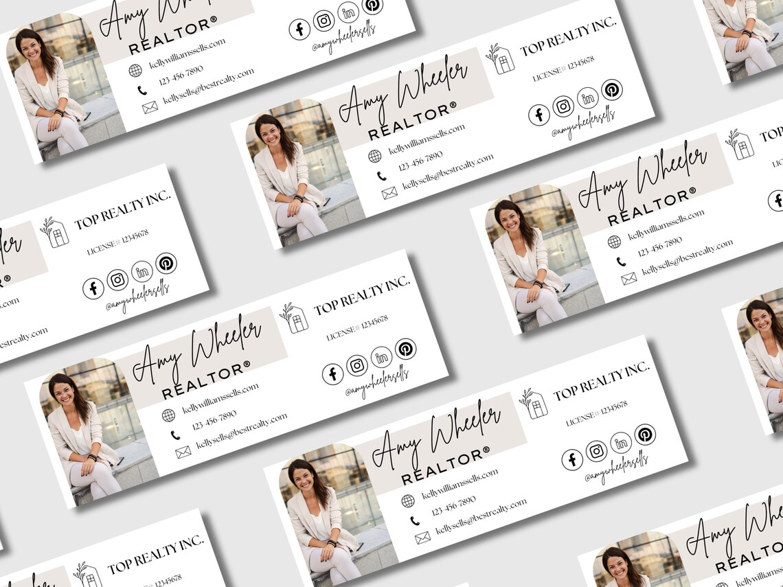 Email Signature | Real Estate Email Signature | Gmail Signature | Real ...