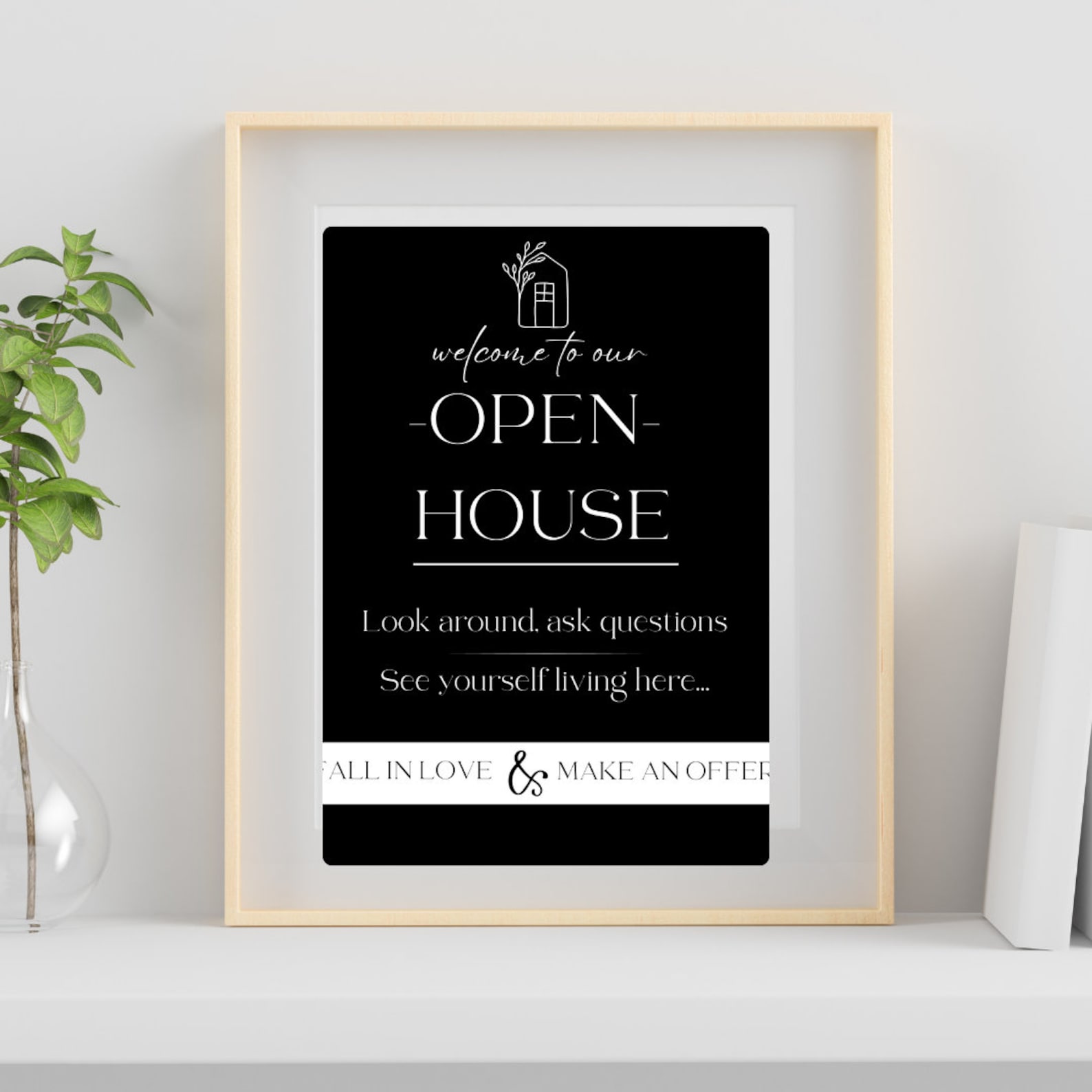 Printable Open House Welcome Signs Open House Marketing - Etsy