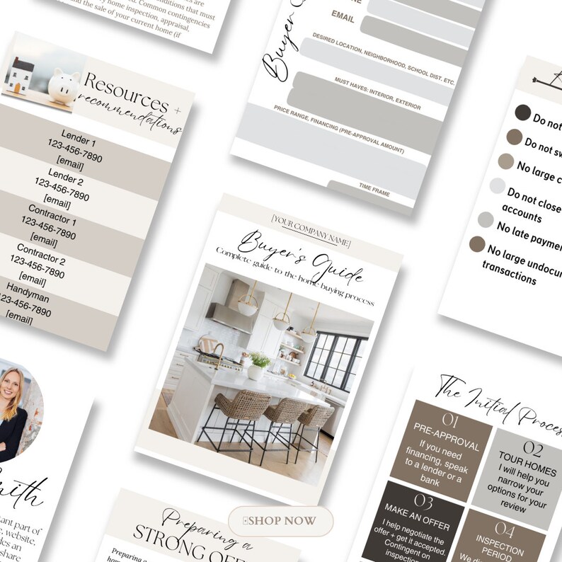 Customizable Buyer's Guide Template for Real Estate | Step-by-step ...