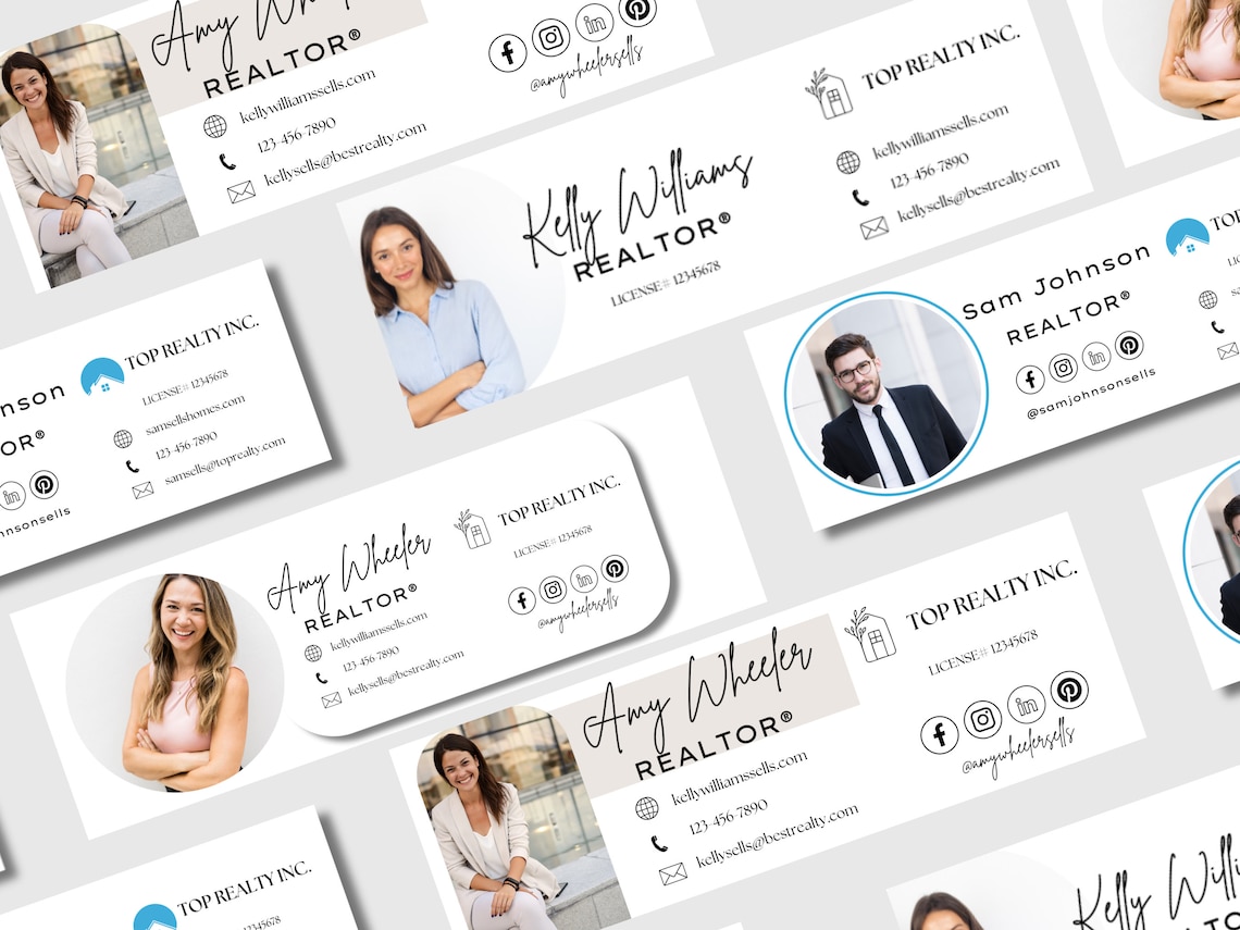 Email Signature Real Estate Email Signature Gmail Signature Real Estate ...