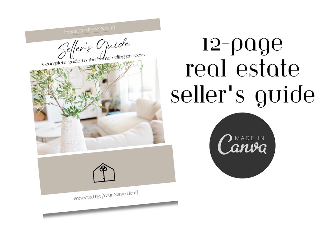 Customizable Seller's Guide Template for Real Estate | Seller's Packet ...