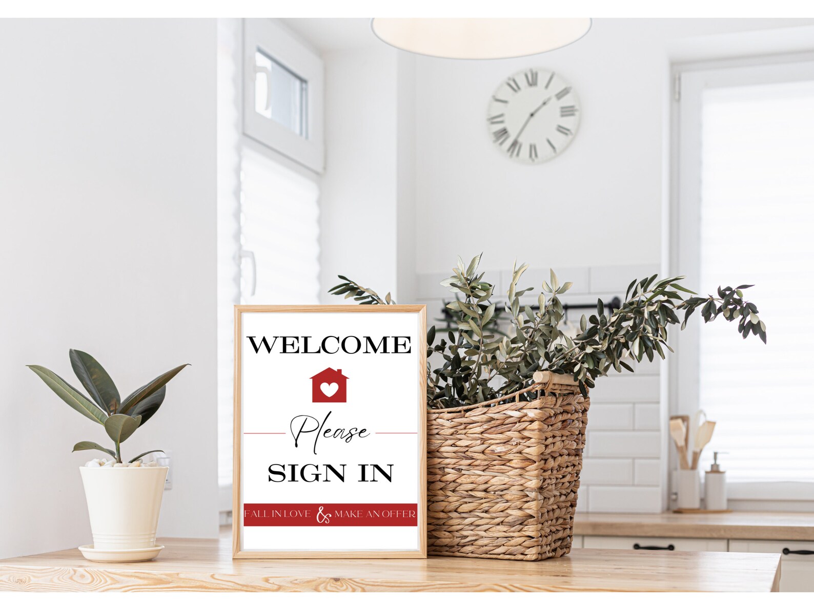 Printable Welcome Sign | Open House Marketing | Real Estate Marketing ...