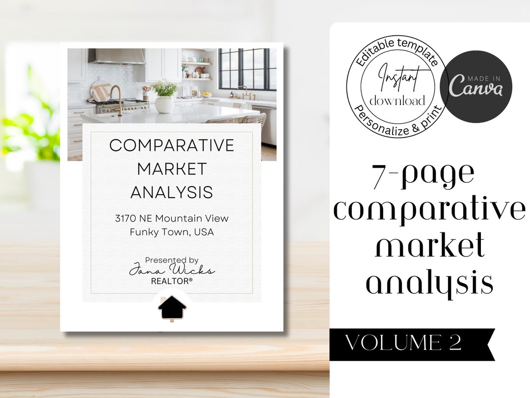 CMA Packet for Real Estate Clients | Comparative Market Analysis ...