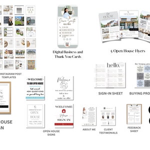 Open House Packet Open House Sign in Open House Welcome Sign Listing ...