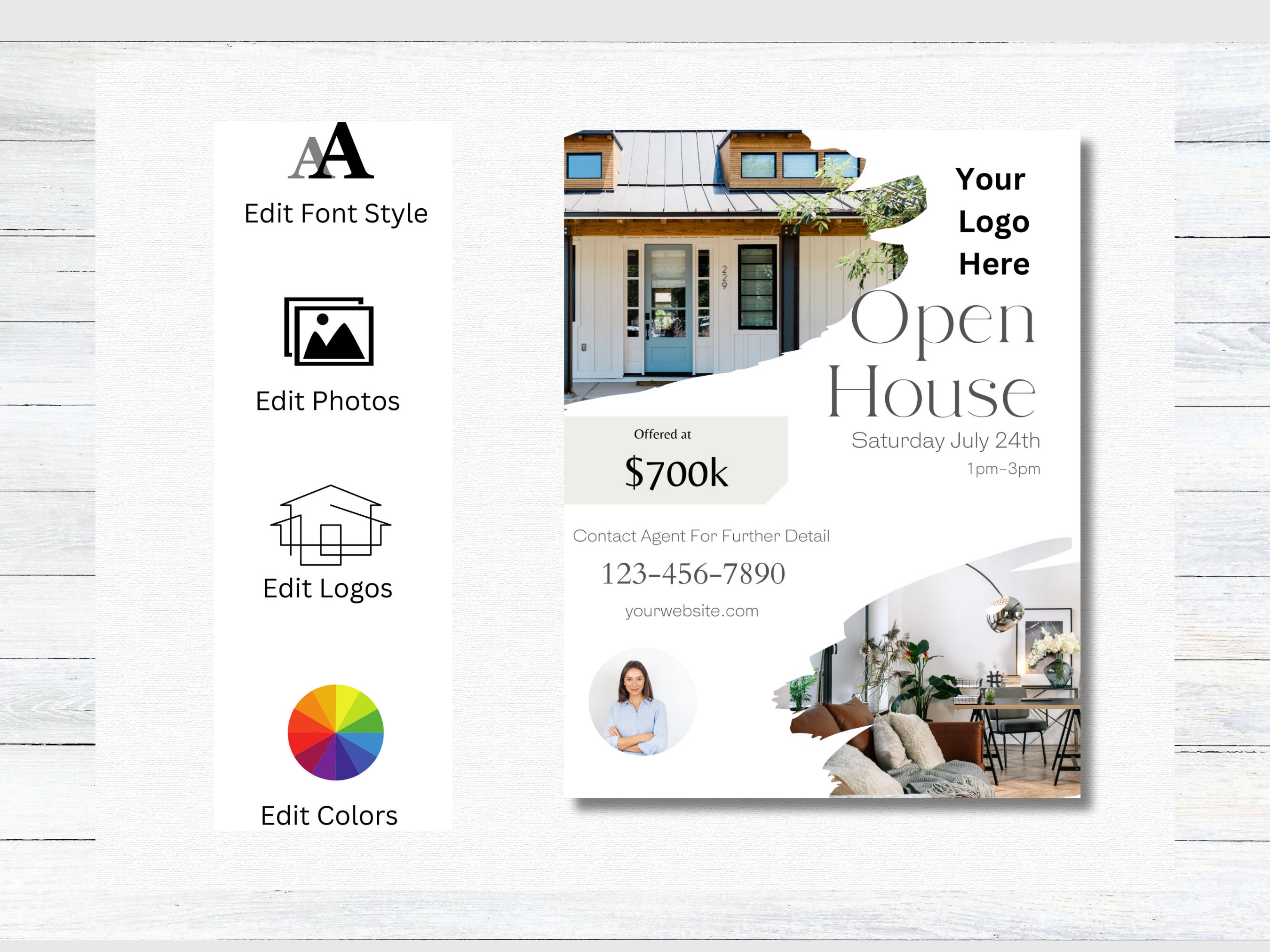 Open House Packet Open House Sign in Open House Welcome Sign Listing ...