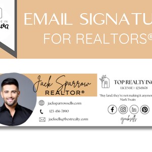 Email Signature | Real Estate Email Signature | Gmail Signature | Real ...