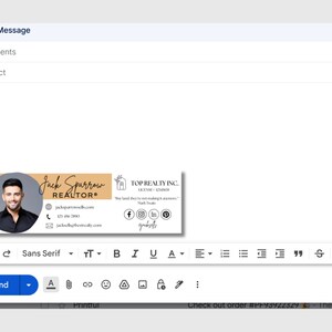 Email Signature | Real Estate Email Signature | Gmail Signature | Real ...