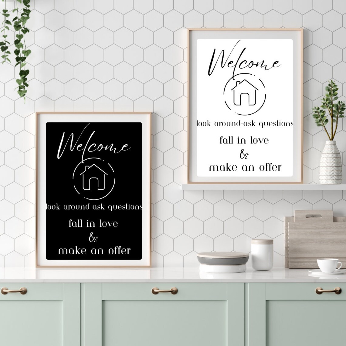 Printable Open House Welcome Signs Open House Marketing - Etsy