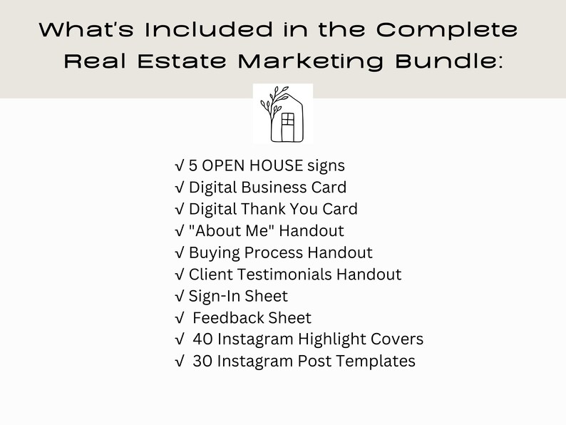 Open House Packet | Open House Sign in | Open House Welcome Sign ...