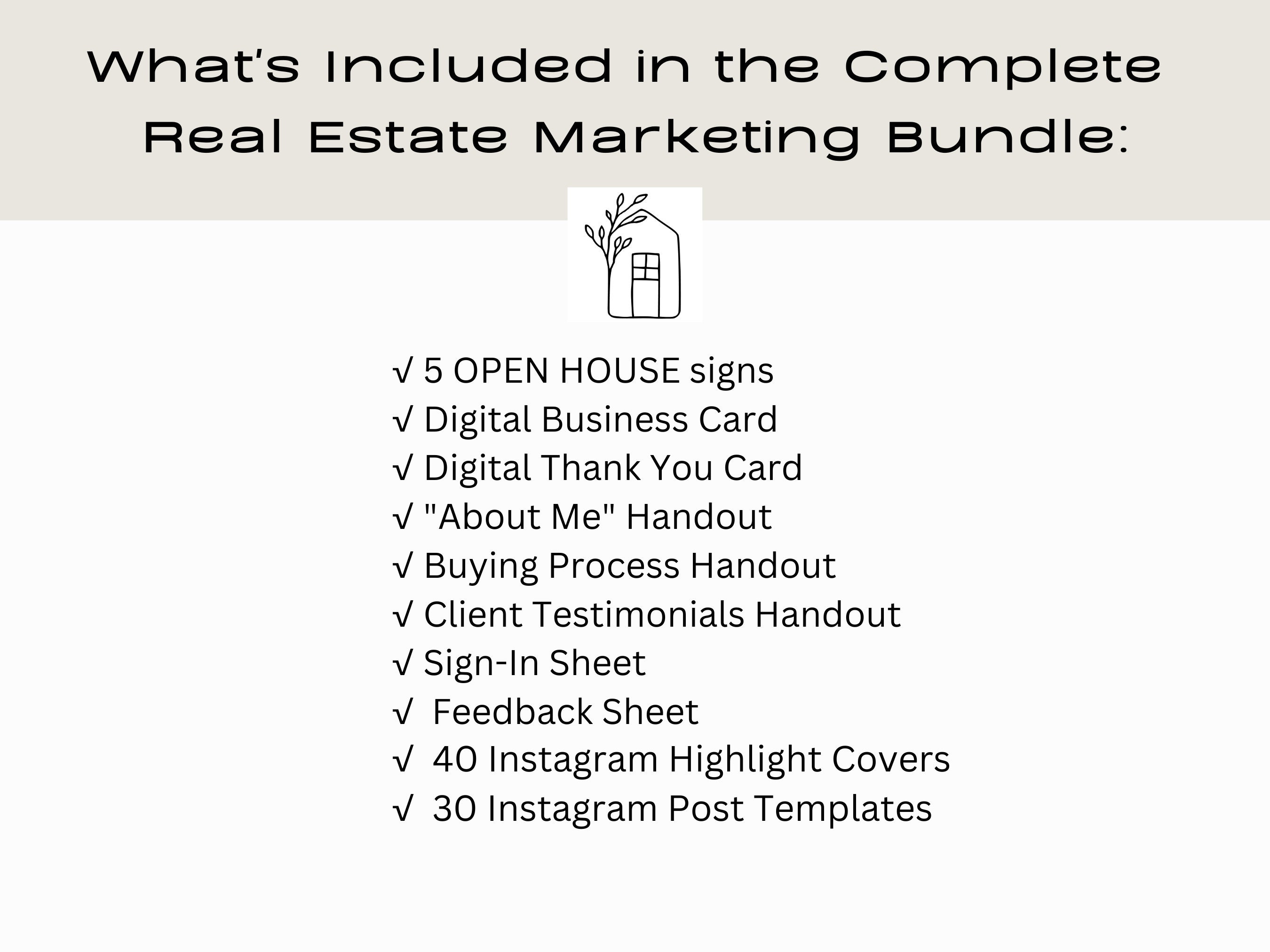 Open House Packet | Open House Sign in | Open House Welcome Sign ...