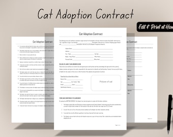 Cat Sales Contract - Etsy