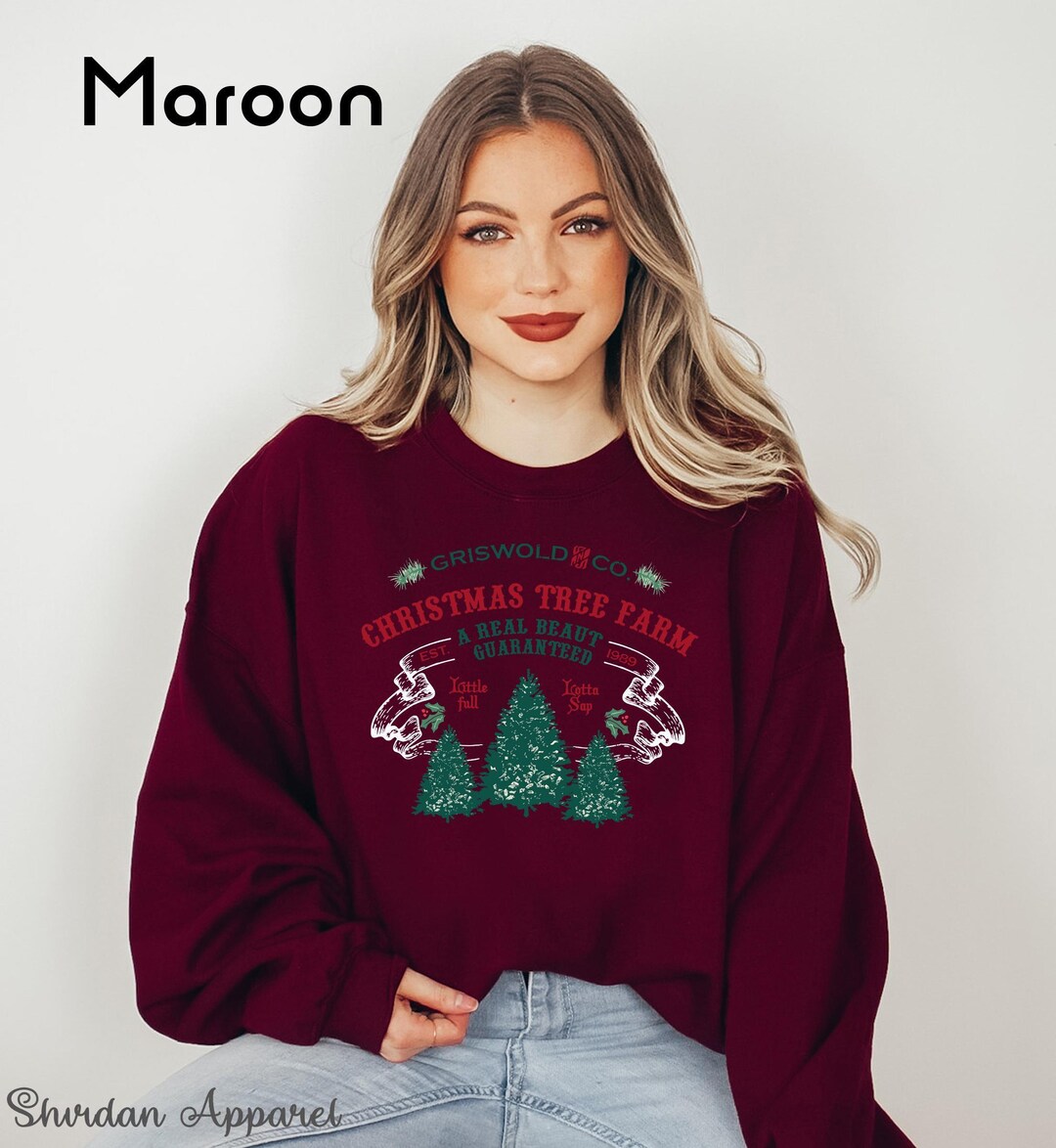 Griswold Tree Farm Sweatshirt, Funny Christmas Vacation Shirt, Retro ...