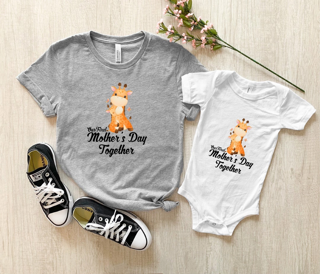 Mother's Day Mommy and Baby Matching Set, Our 1st Mother's Day Shirt ...