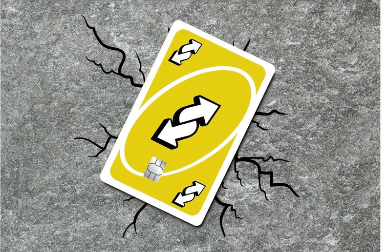 Meme Bank / Credit / Debit Card Sticker / Skin UNO Reverse - Etsy