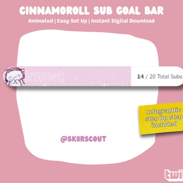 Twitch Sub Goal Bar - Etsy