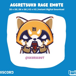 Animated Twitch Rage/angry Emote - Kawaii Character - Sized for Twitch ...