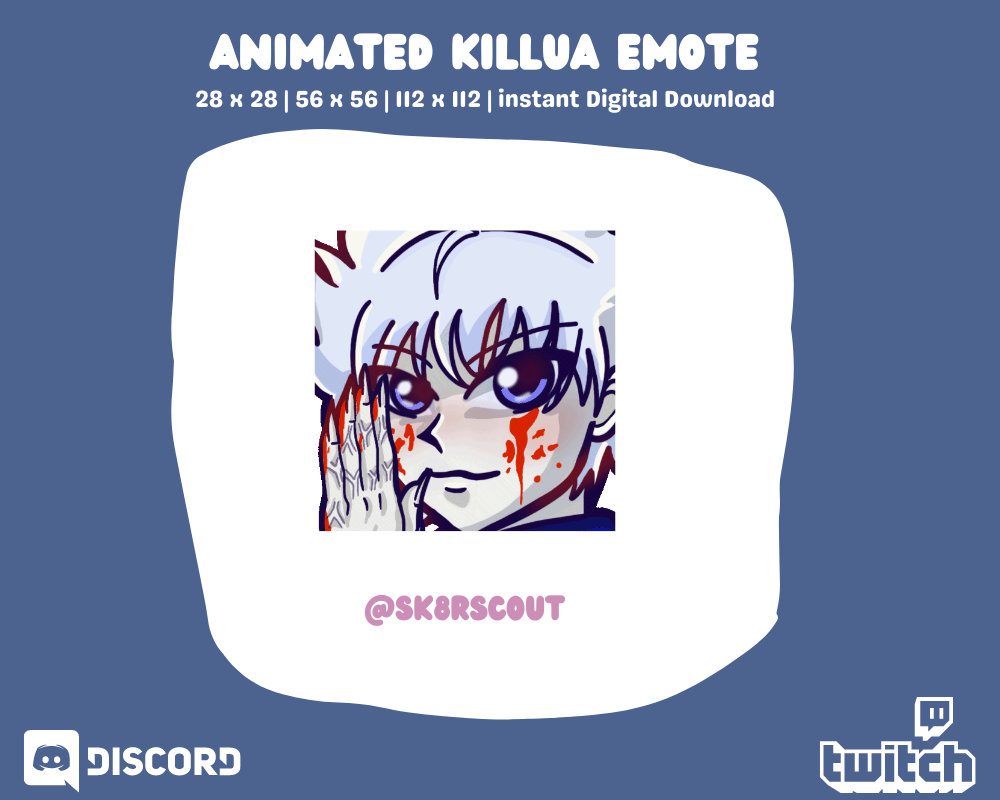 Animated Twitch & Discord Emote Anime Emotes Anime Character - Etsy