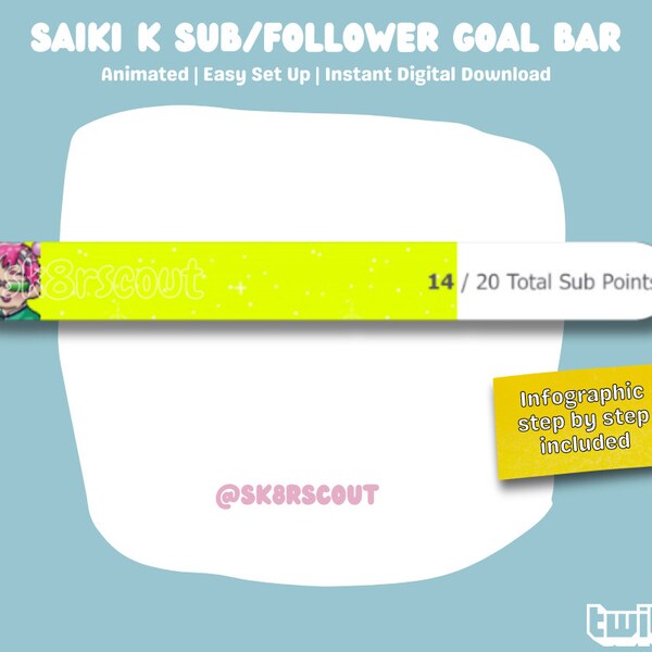 Sub Goal Bar - Etsy